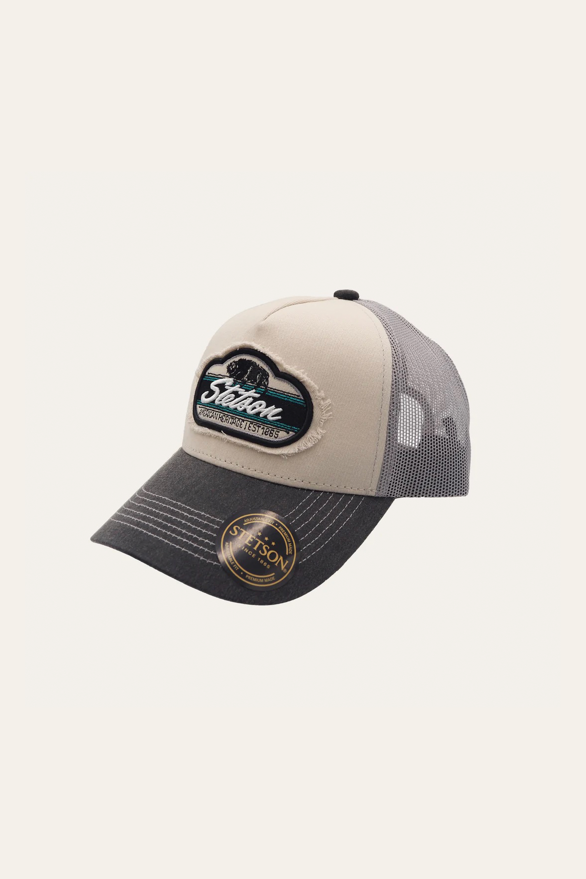 Stetson | Bison Trucker Cap - Grey