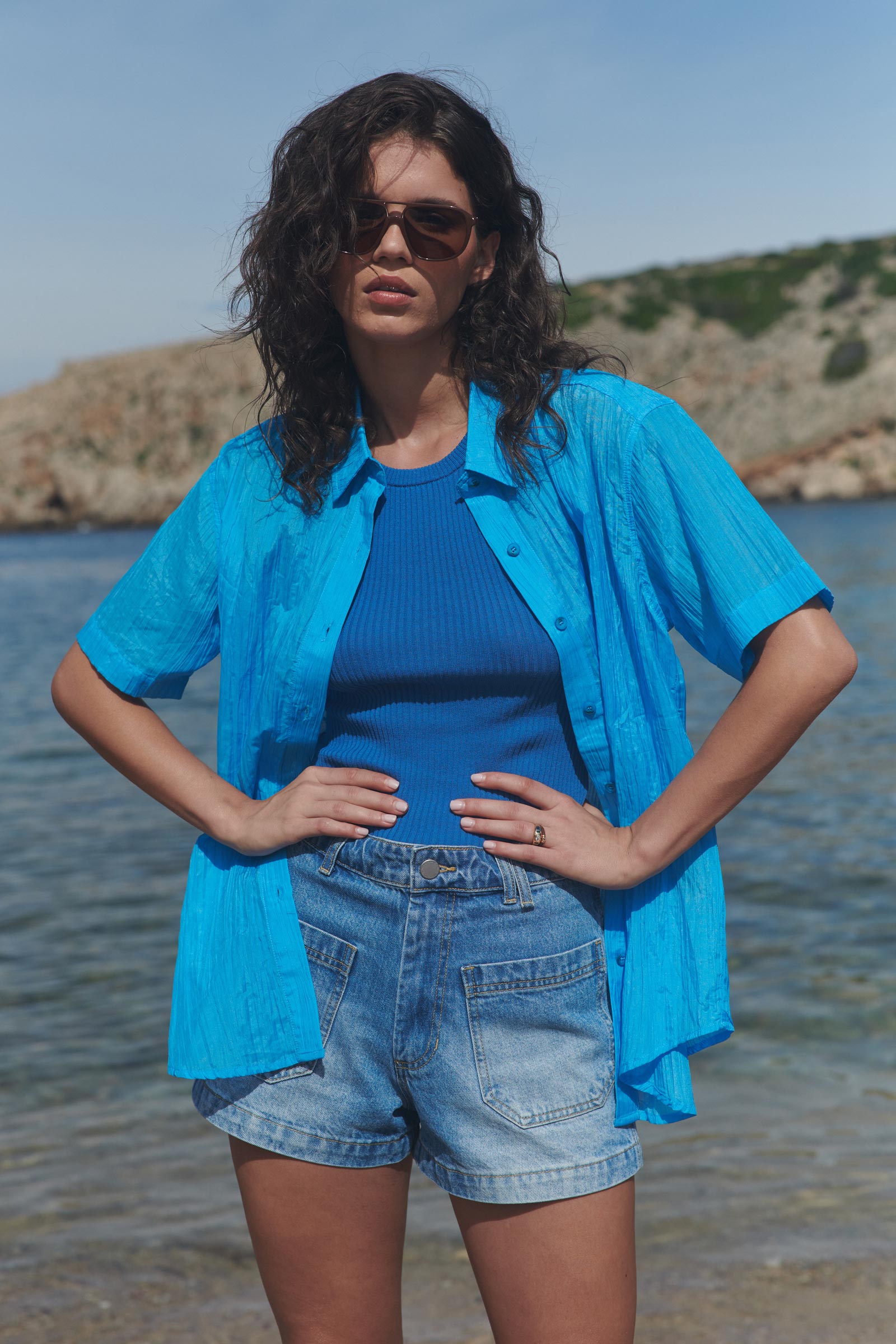 Rowie The Label | Gio Denim Shorts - Classic Wash