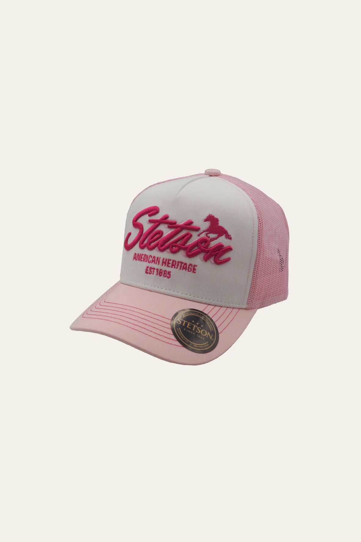 Stetson | Longhorn Trucker Cap - Pink